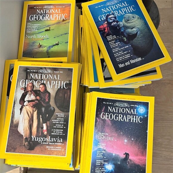 National Geographic | Accents | National Geographic Magazine Bundle Lot ...